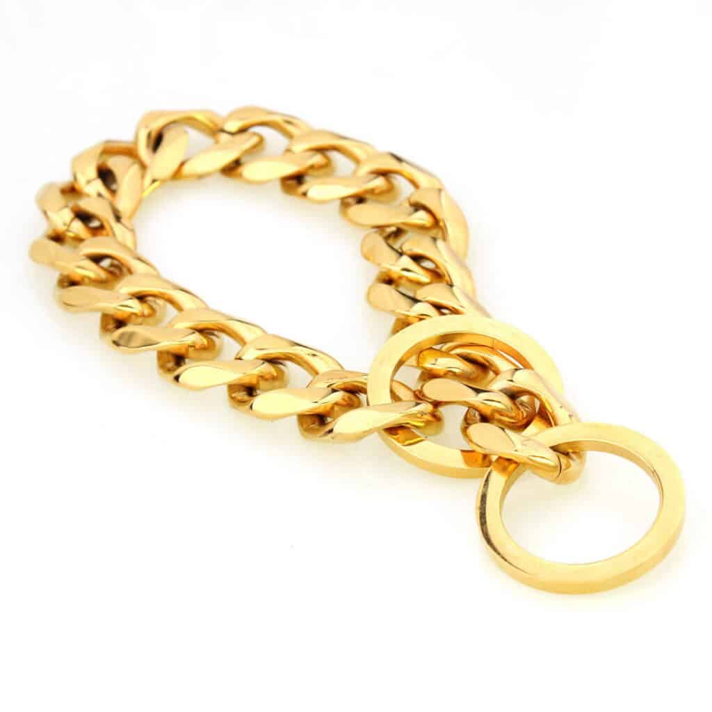 Gold Dog Chain | Cuban Link Dog Collar,dog Gold Chain | Dogdesignershop